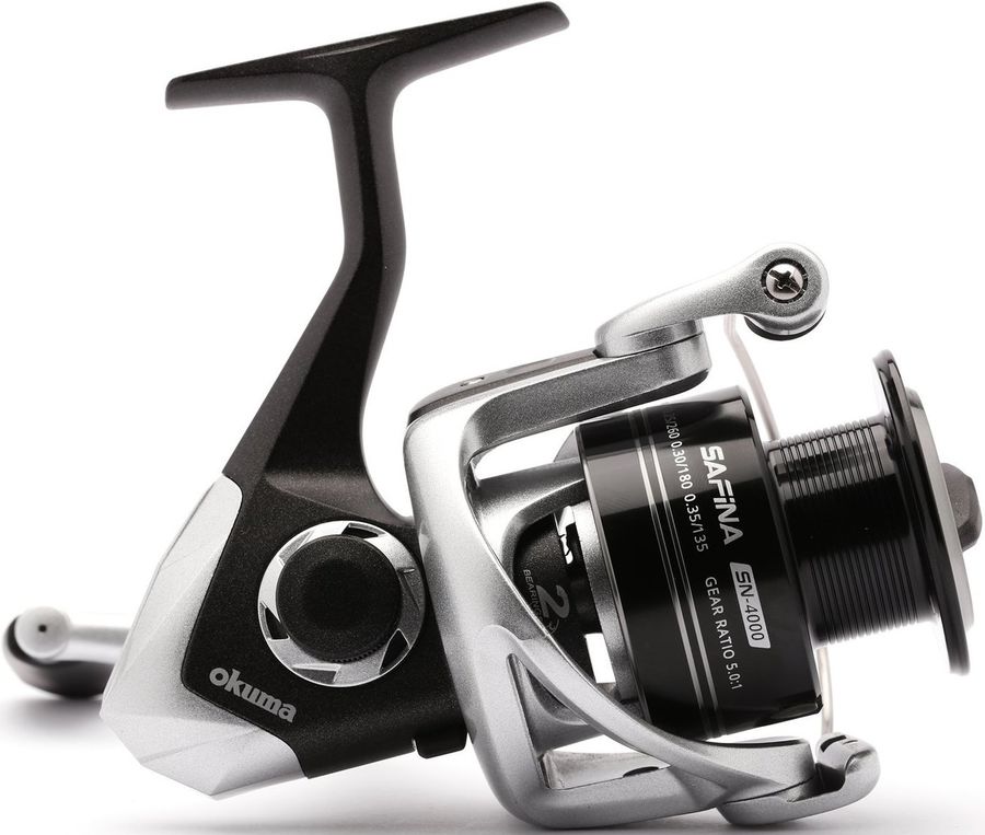 Характеристики Катушка Okuma SN-4000 безинерц. серебристый/черный ...