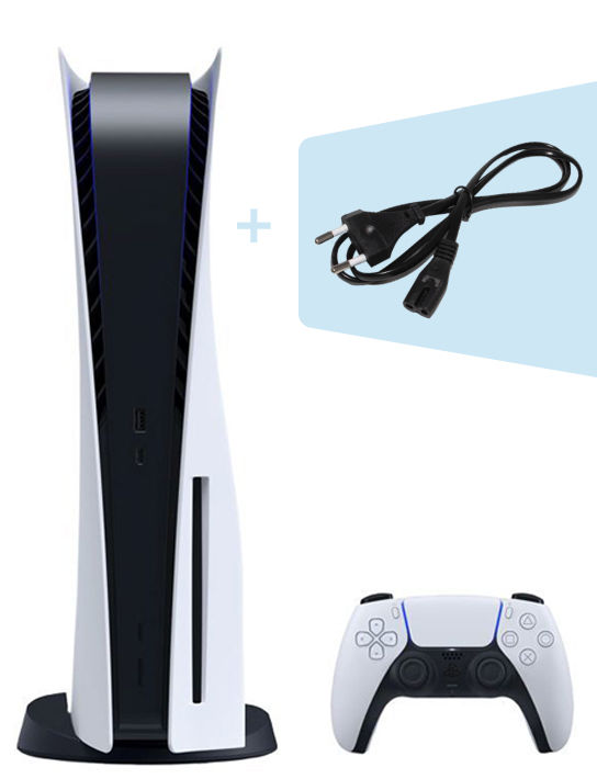 Аксессуары для игровая консоль PlayStation 5 +Кабель питания (евровилка ...