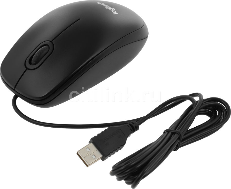 Купить Офисные кресла для мышь Logitech B100 for business, проводная ...