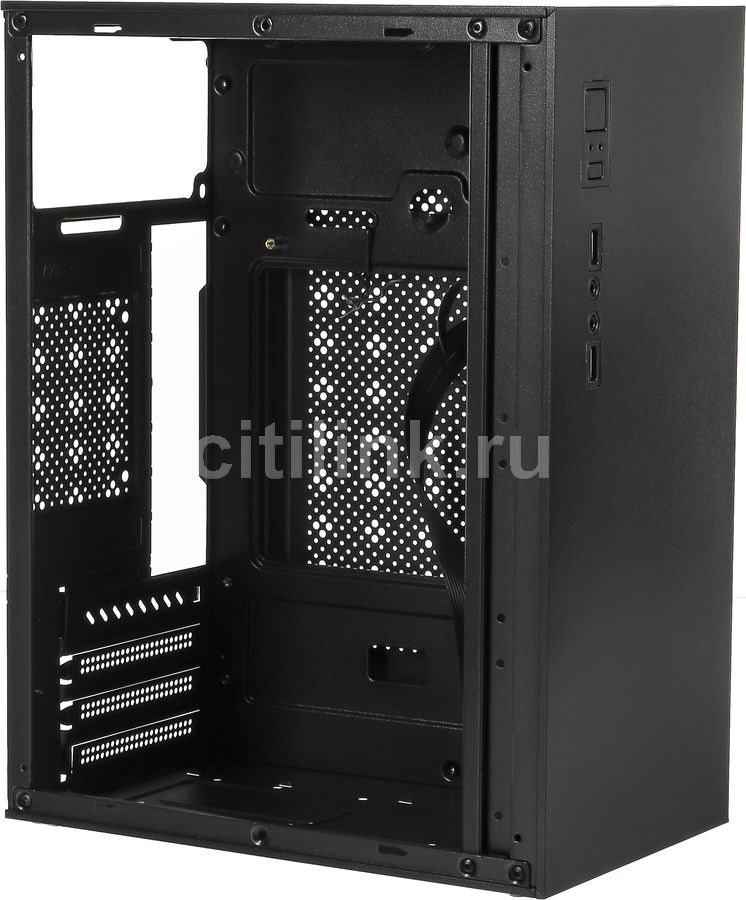 Характеристики Корпус mATX Accord ACC-259, Mini-Tower, без БП, черный ...