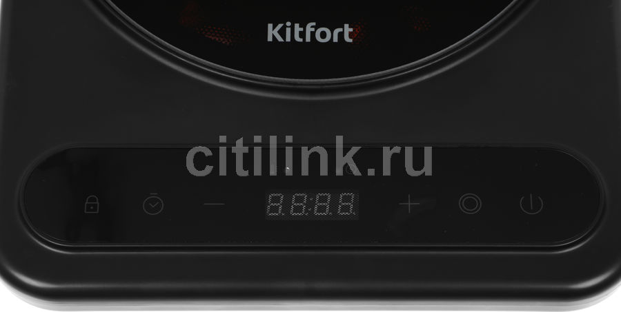 Плита Индукционная Kitfort КТ-163 черный стеклокерамика (настольная ...