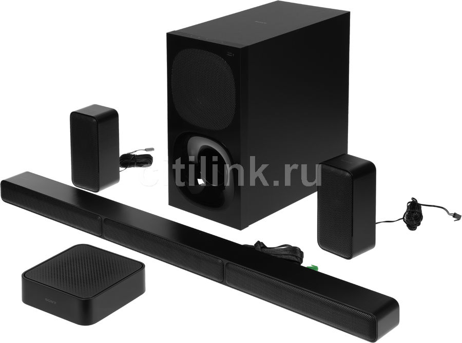 Характеристики Саундбар Sony HT-S40R 5.1 600Вт черный (1893227 ...