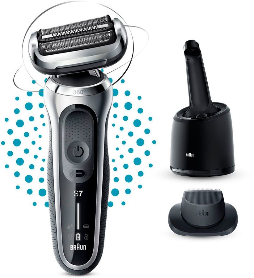 Электробритва Braun Series 7 71-S7200cc, черный и серебристый - купить ...