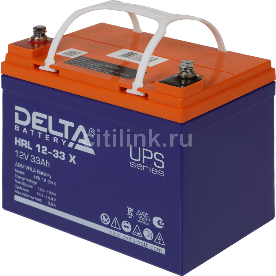 Характеристики Аккумуляторная батарея для ИБП Delta HRL 12-33 X 12В ...