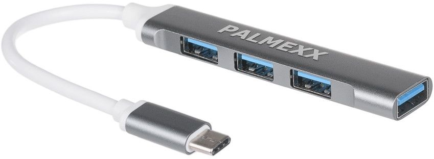 Хаб (разветвитель) PALMEXX PX/HUB-075, серый - купить в Ситилинк | 1922337