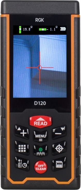 Дальномер лазерн. RGK D120 2кл.лаз. 635нм цв.луч. красный (755672) - купить в Ситилинк | 1926025