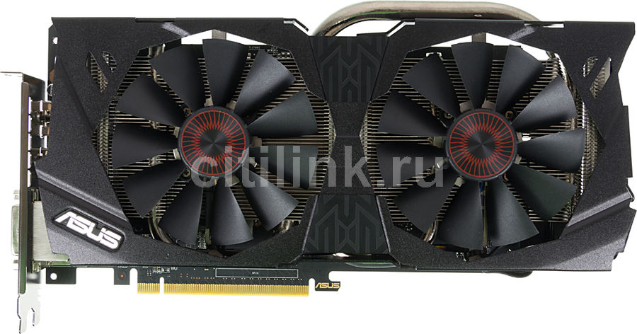 Видеокарта ASUS NVIDIA GeForce GTX 970 STRIX-GTX970-DC2-4GD5 - купить в ...