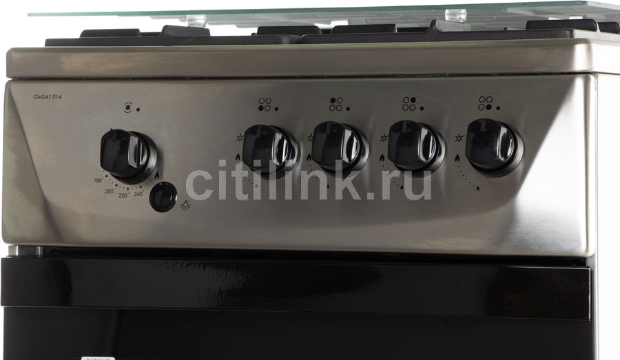 Газовая плита Darina 1D1 GM 241 014 Х духовка, нержавеющая сталь ...