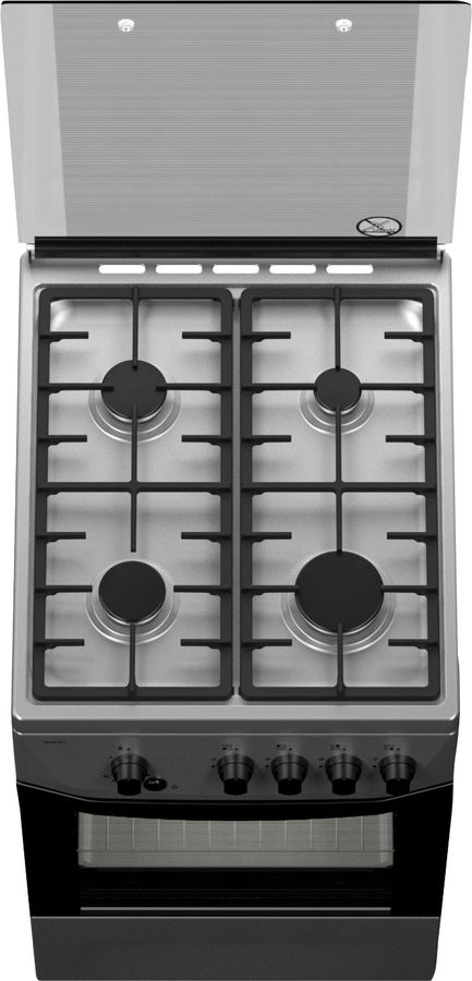 Газовая плита Darina 1D1 GM 241 014 Х духовка, нержавеющая сталь ...