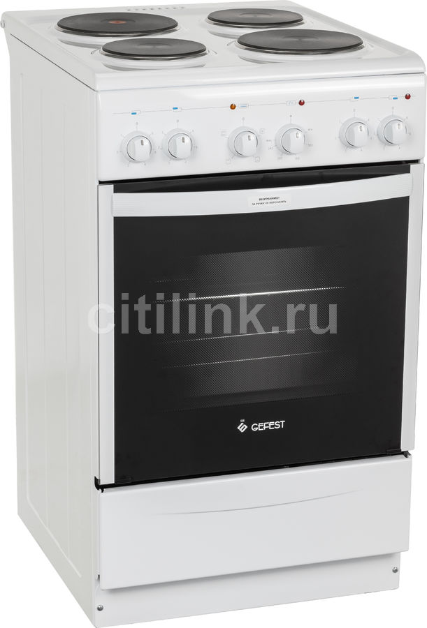 Электрическая плита GEFEST ЭП Н Д 5140-01 0035, белый - купить в Ситилинк | 305468