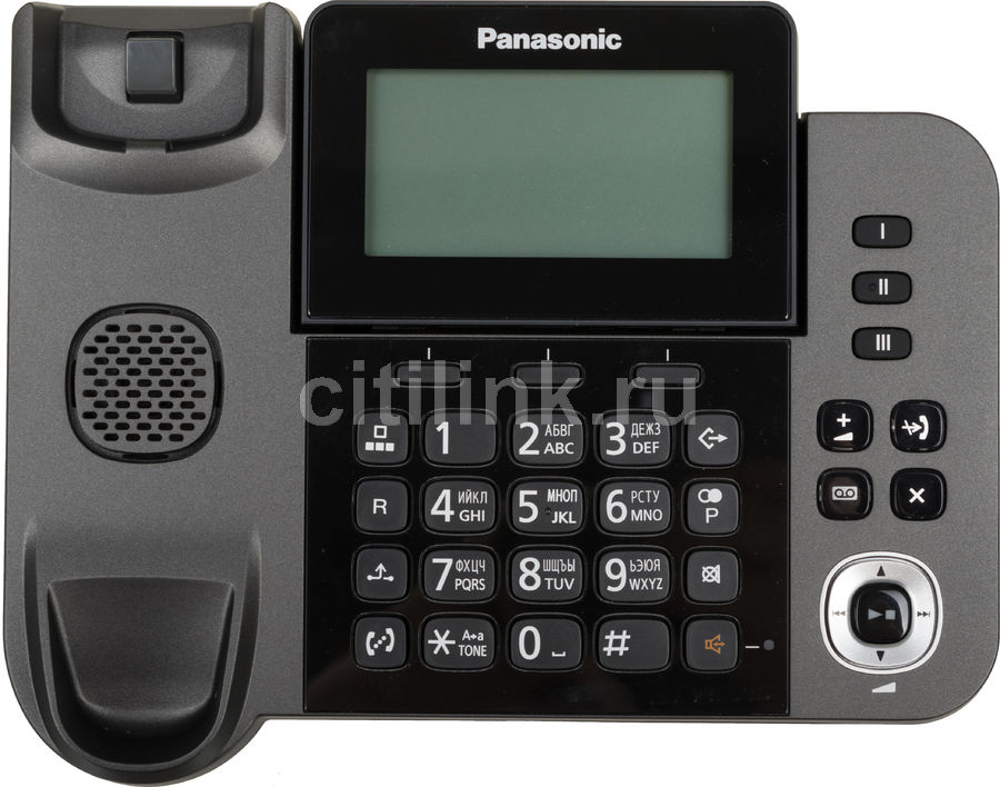 Радиотелефон Panasonic KX-TGF320RUM, черный металлик - купить в ...