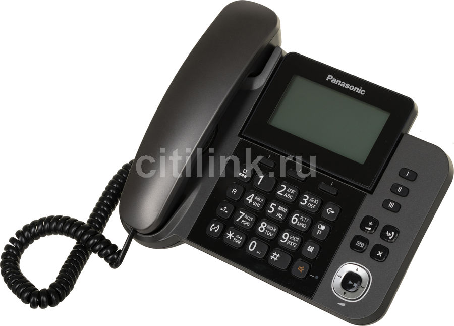 Радиотелефон Panasonic KX-TGF320RUM, черный металлик - купить в ...