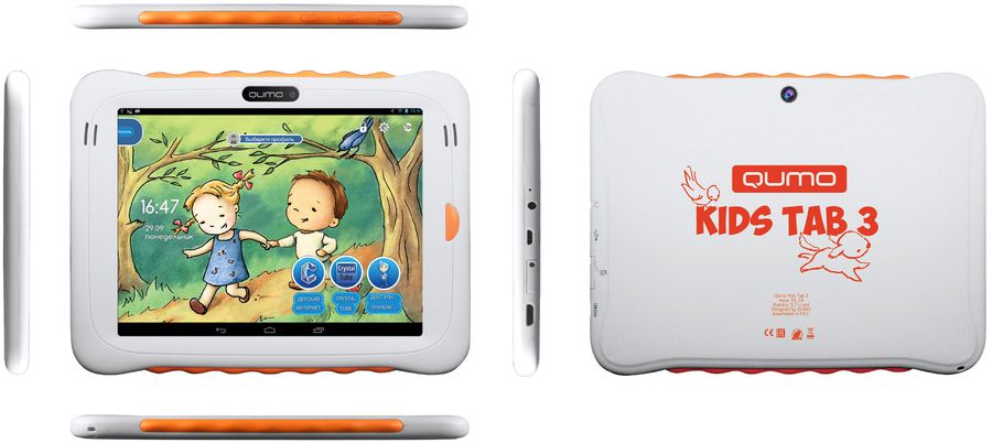 Характеристики Планшет Qumo Kids Tab 3 RK3168/RAM512Mb/ROM4/8"/WiFi ...
