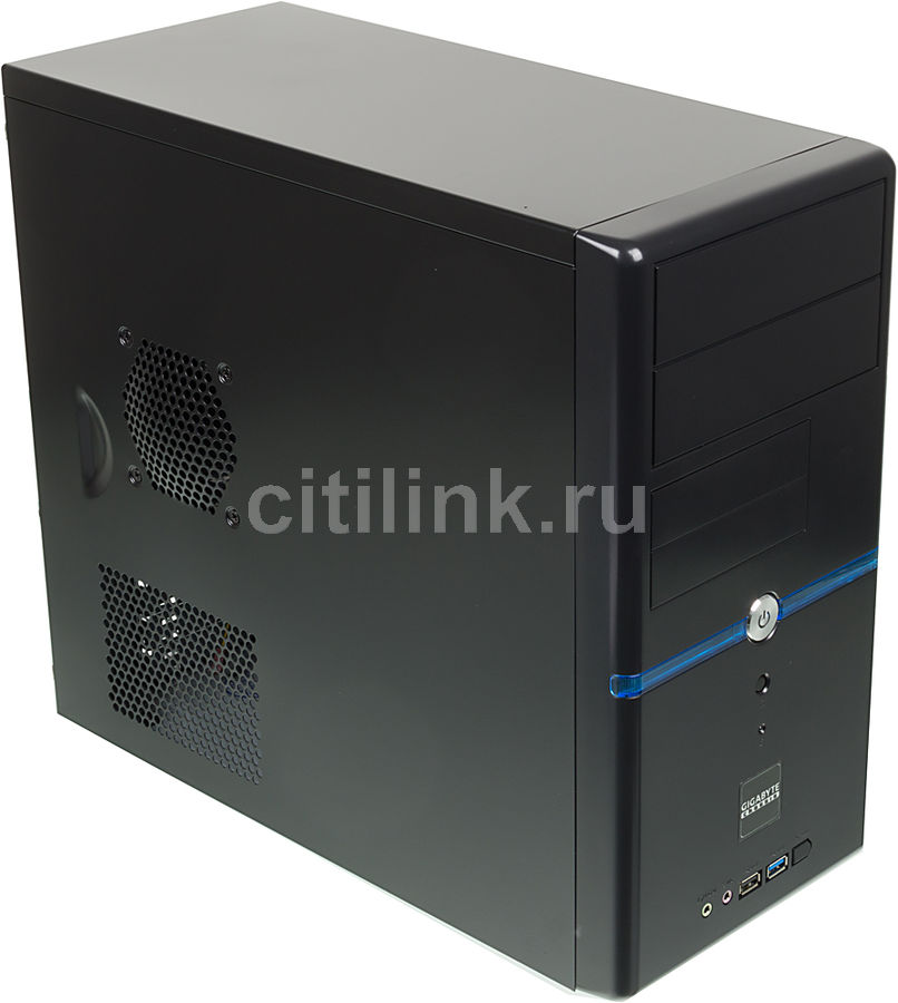 Характеристики Корпус mATX GIGABYTE GZ-M2, Mini-Tower, без БП, черный ...