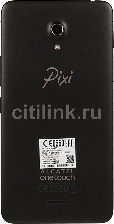 Смартфон Alcatel Pixi 4 8050D, черный - купить в Ситилинк | 375725