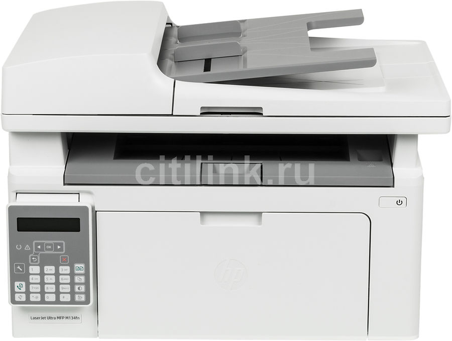 Купить МФУ лазерный HP LaserJet Ultra MFP M134fn RU, + 3 картриджа ...