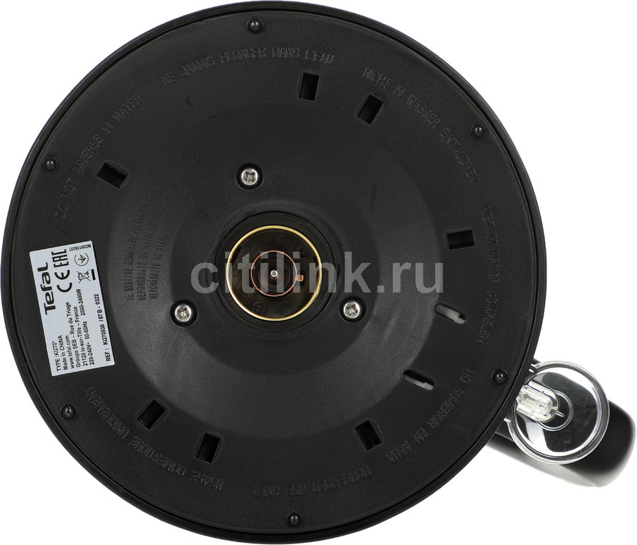Чайник электрический Tefal KI270930, серый - купить в Ситилинк | 398188