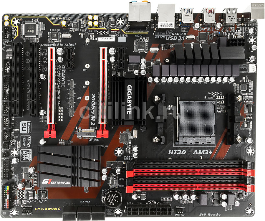 Характеристики Материнская плата GIGABYTE GA-990X-Gaming SLI, SocketAM3 ...