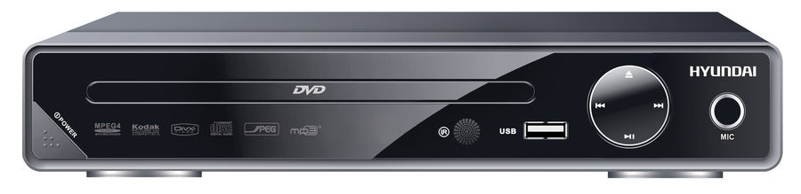 DVD-плеер Hyundai H-DVD200, черный - купить в Ситилинк | 480160