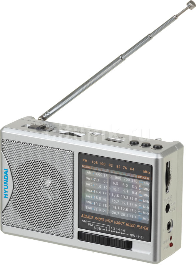 Радиоприемник Hyundai H-PSR160 - купить в Ситилинк | 480268