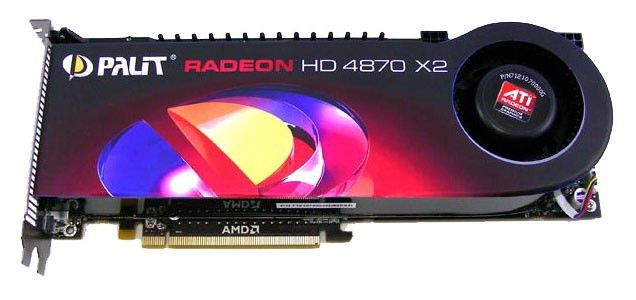 Характеристики Видеокарта Palit AMD Radeon HD 4870 X2 2ГБ, DDR5, oem ...