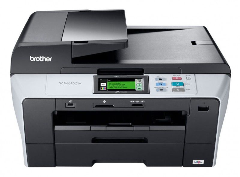 Характеристики МФУ струйный Brother DCP-6690CW цветная печать, A3 ...