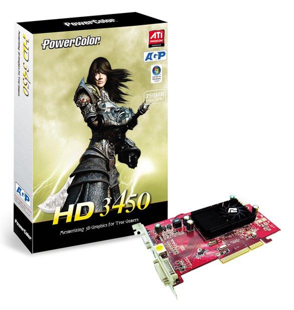 Видеокарта PowerColor AMD Radeon HD 3450 - купить в Ситилинк | 530492