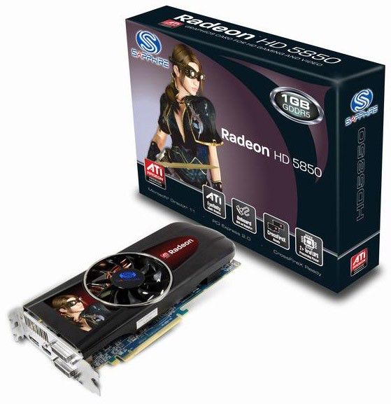 Видеокарта Sapphire AMD Radeon HD 5850 - купить в Ситилинк | 545570