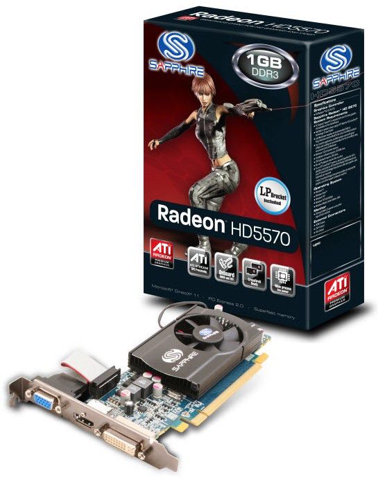 Видеокарта Sapphire AMD Radeon HD 5570 - купить в Ситилинк | 558221