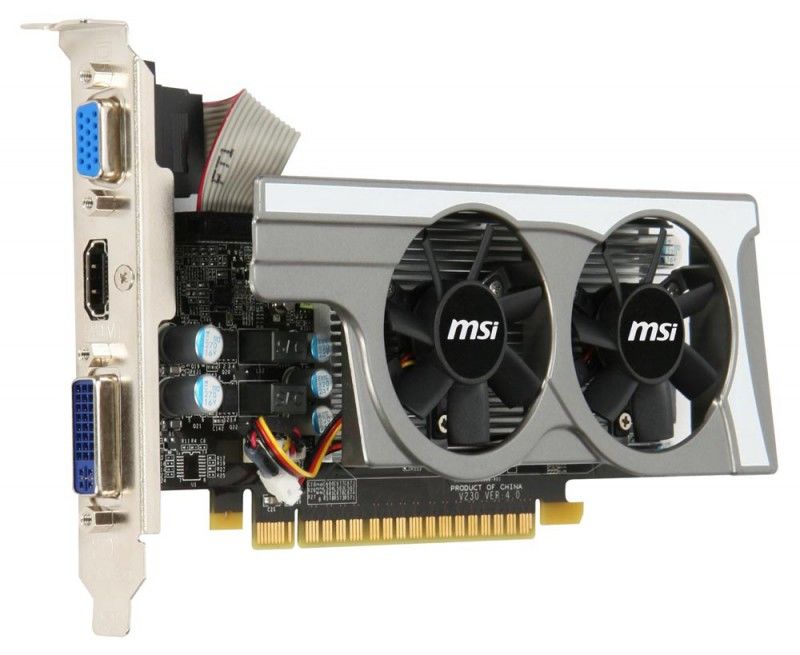 Характеристики Видеокарта MSI NVIDIA GeForce GT 430, 1ГБ, DDR3, Low ...