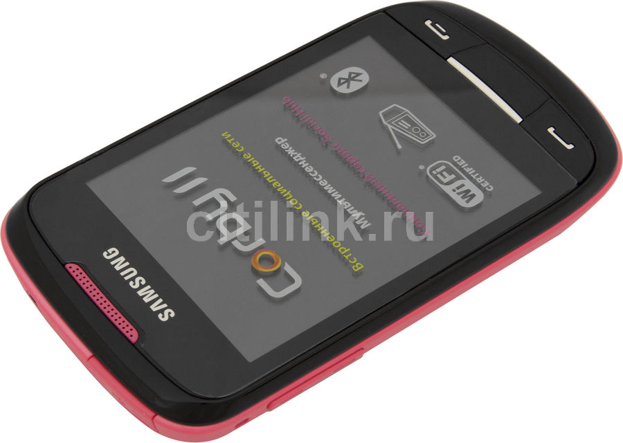 Характеристики Сотовый телефон Samsung Corby II GT-S3850, розовый ...
