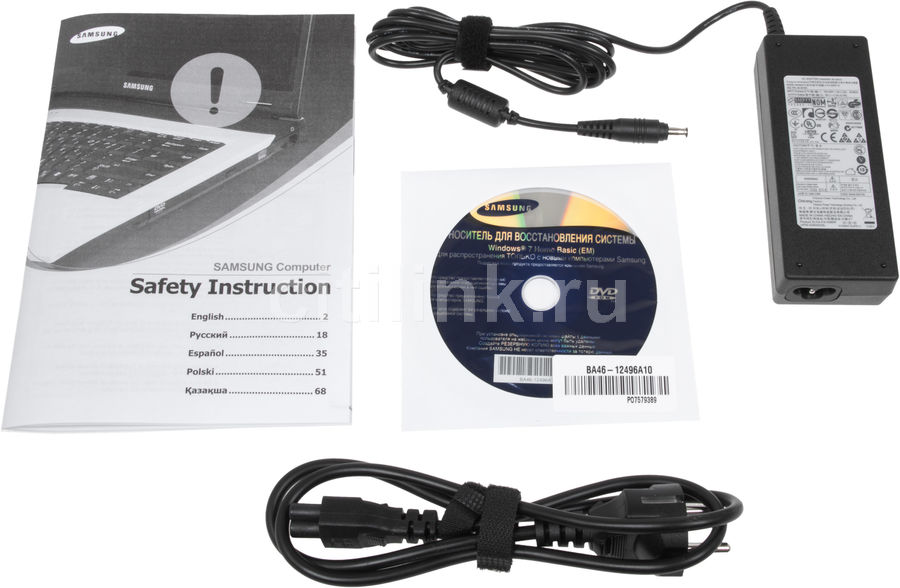 Характеристики Ноутбук Samsung NP-R540-JT07, 15.6", Intel Core i5 480M ...