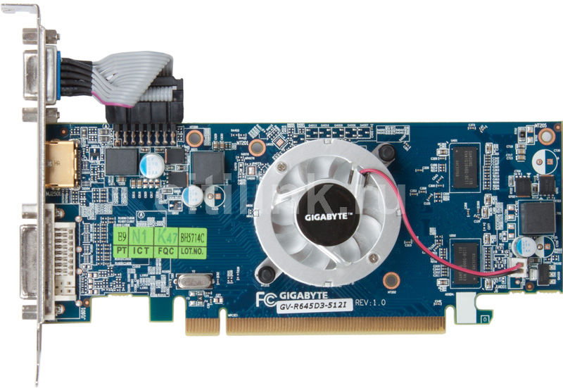Видеокарта GIGABYTE AMD Radeon HD 6450 - купить в Ситилинк | 619690