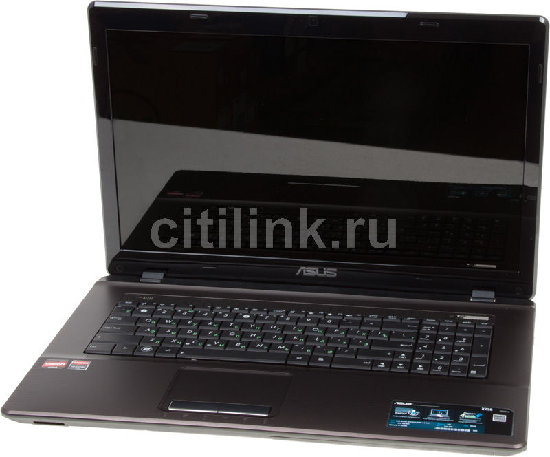 Характеристики Ноутбук ASUS X73B/K73BY, 17.3", AMD Fusion E-350 1.6ГГц ...