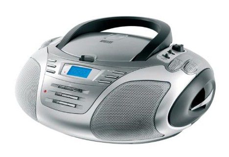 Аудиомагнитола Mystery BM-6107, серебристый - купить в Ситилинк | 627476