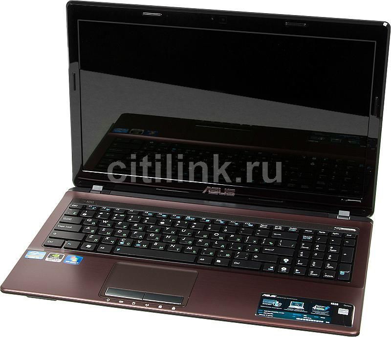 Ноутбук ASUS K53SC-SX065R, 15.6", 320ГБ, NVIDIA GeForce GT 520MX - 1024 ...