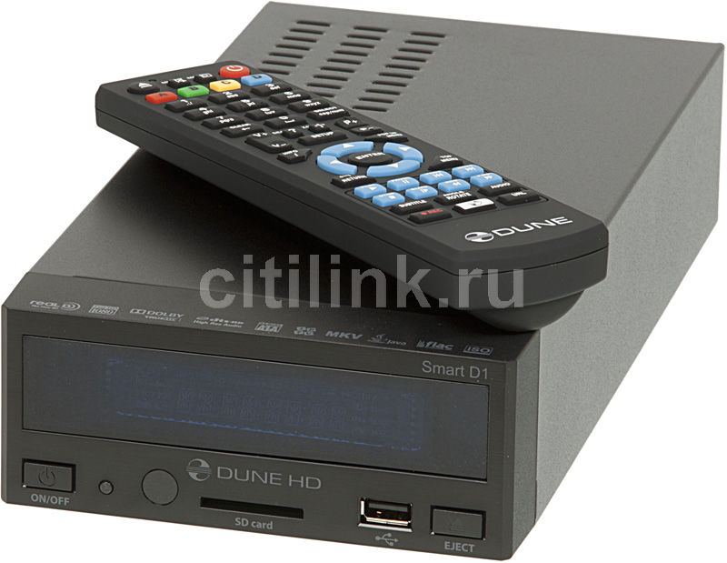 Характеристики Медиаплеер Dune HD Smart D1, 128МБ(Б/У) (R31355) смотреть в СИТИЛИНК