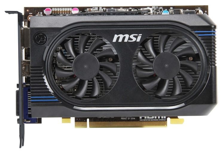 Характеристики Видеокарта MSI AMD Radeon HD 7750, 1ГБ, GDDR5, Ret ...