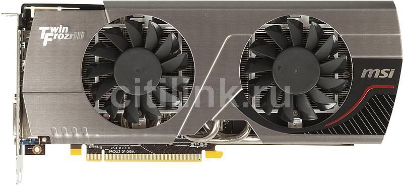 Характеристики Видеокарта MSI AMD Radeon HD 7870, 2ГБ, GDDR5, OC, Ret ...