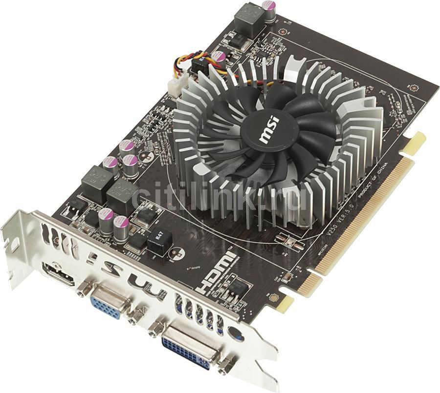 Характеристики Видеокарта MSI AMD Radeon HD 6670, 1ГБ, DDR3, oem [r6670 ...