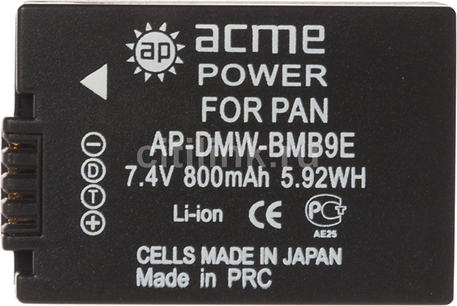 Характеристики Батарея Acmepower AP-BMB9 (726275) смотреть в СИТИЛИНК