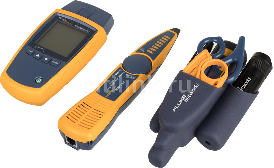 Тестер кабельный Fluke Networks MicroScanner2 (MS2-TTK)(плохая упаковка ...