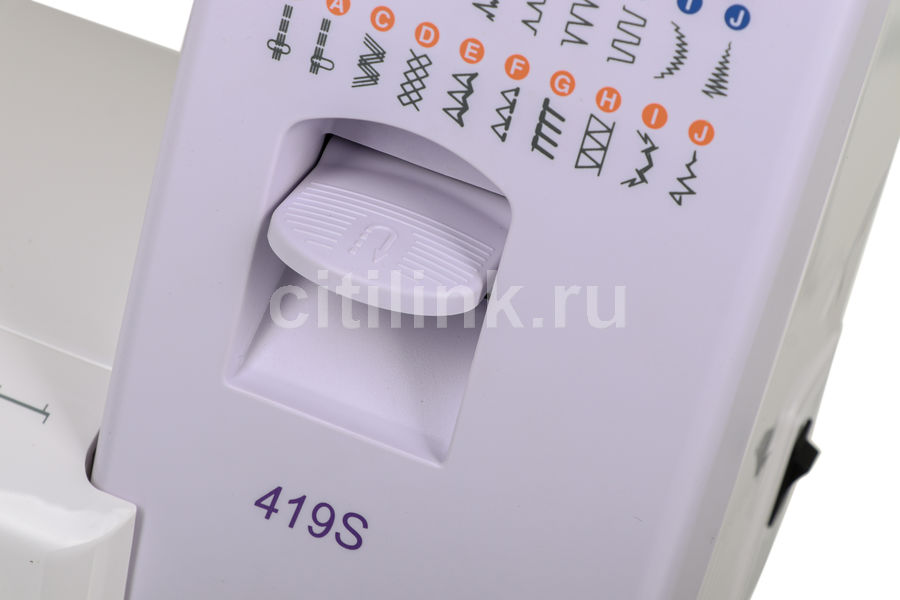 Швейная машина Janome 419S белый - купить в Ситилинк | 761438