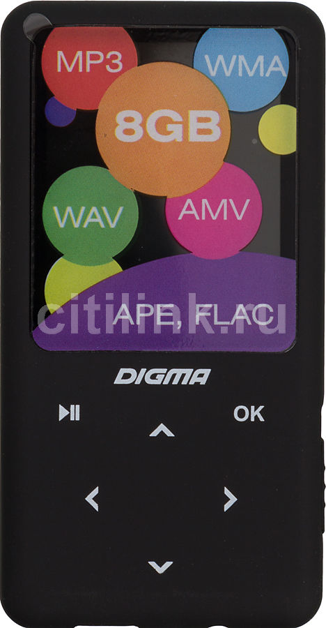 Отзывы на MP3 плеер Digma S2 flash 8ГБ черный в интернет-магазине ...