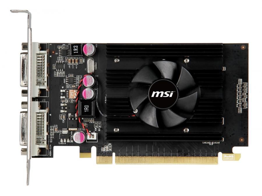 Характеристики Видеокарта MSI NVIDIA GeForce 210, 512МБ, DDR2, Ret ...