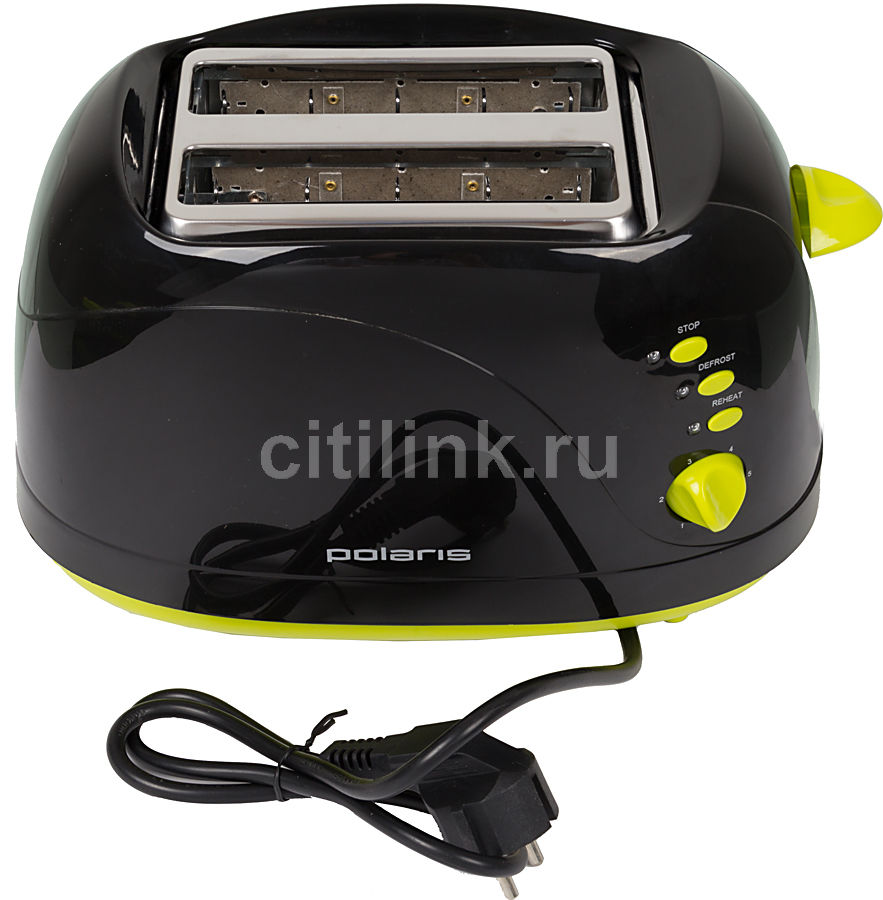 Тостер Polaris PET0702LB, черный - купить в Ситилинк | 915786