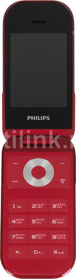 Характеристики Сотовый телефон Philips E320, красный (948411) смотреть ...