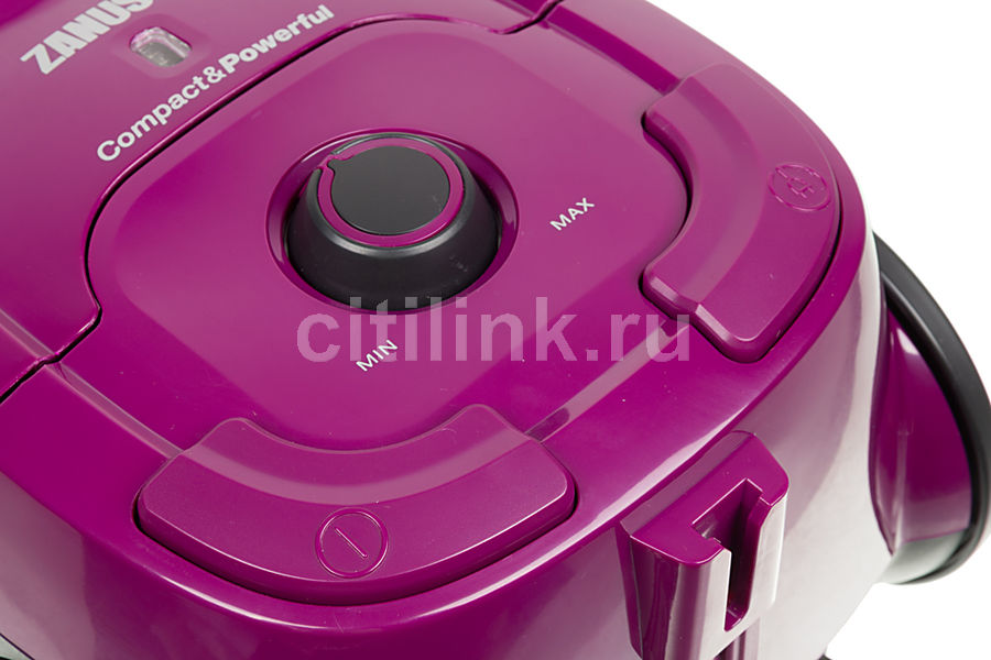 Пылесос Zanussi ZANSC10, фиолетовый - купить в Ситилинк | 987066